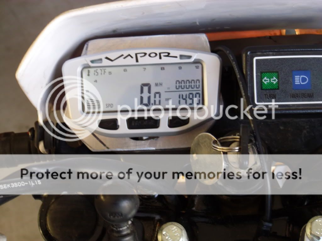 Trail Tech Vector with stock indicator lights? | TW200 Forum