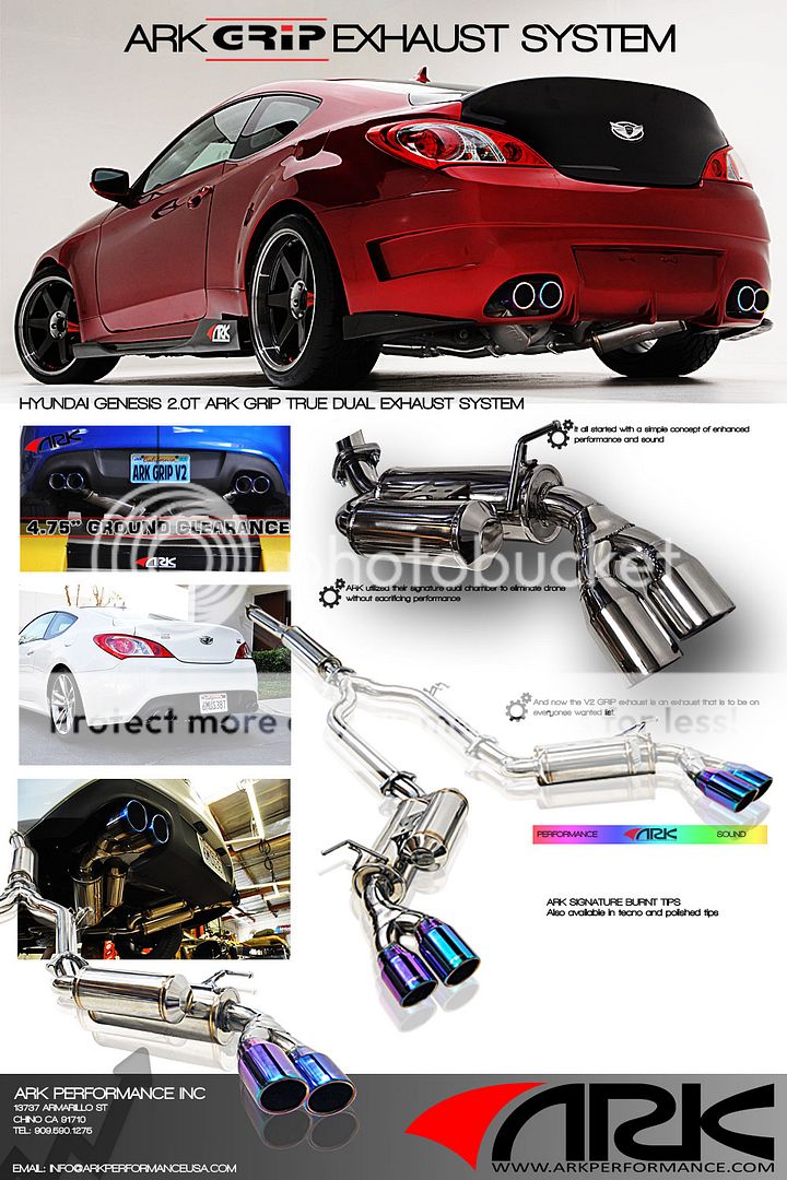ARK Performance INC: 2.0T ARK GRIP True dual Exhaust SYSTEM reference ...