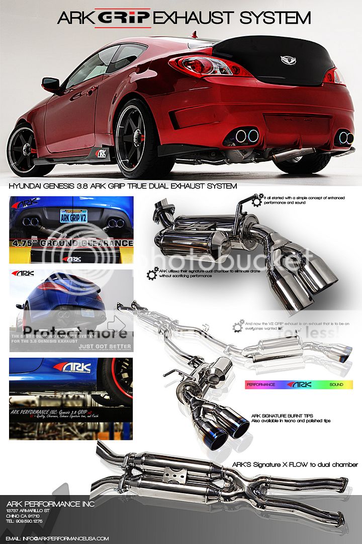 ARK Performance INC: 3.8 ARK V2 GRIP True dual Exhaust SYSTEM reference ...